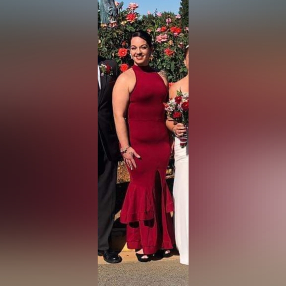 Dresses | Maroon Mermaid Dress | Poshmark